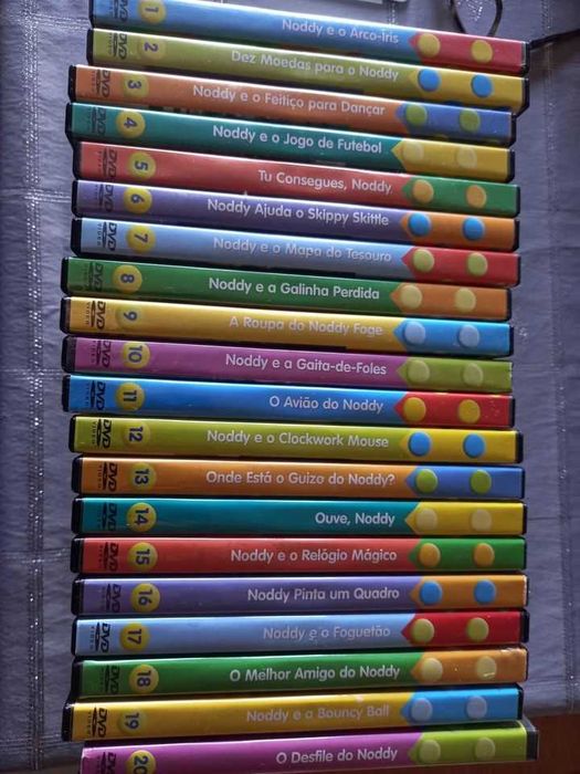Coleção 20 DVD do Noddy em português e inglês Leiria, Pousos, Barreira ...