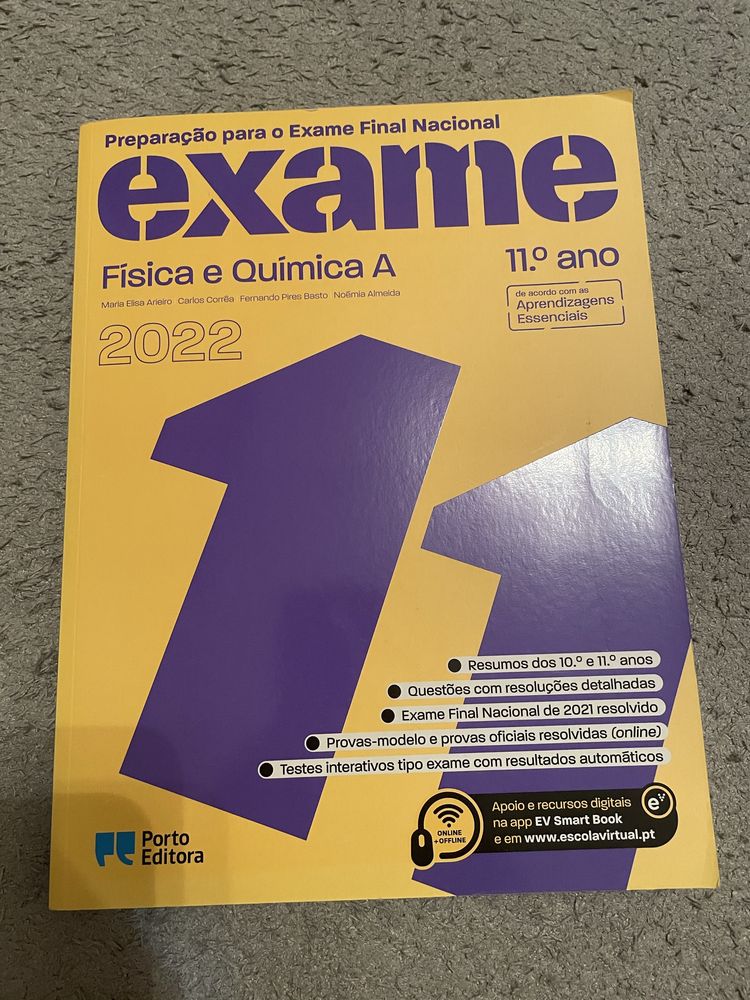 Livro de preparacao para exame Fisico quimica A 11 ano Ramalde • OLX ... Livro de preparacao para exame Fisico quimica A 11 ano Ramalde • OLX ...