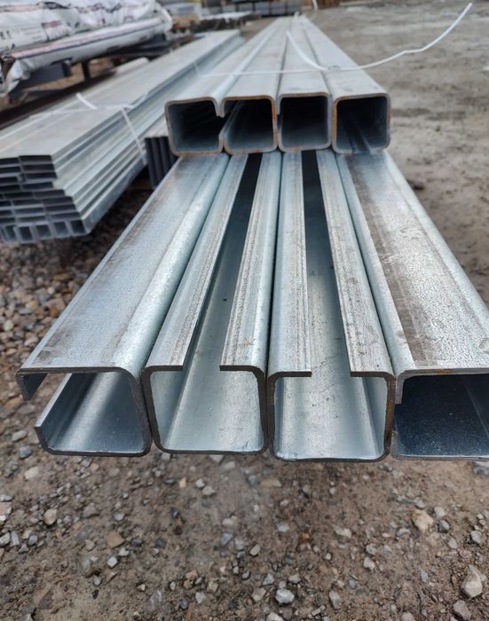 Profil szyna do bramy przesuwnej OCYNK 80x80x22,5x5: 6m, 7m i 8m ...