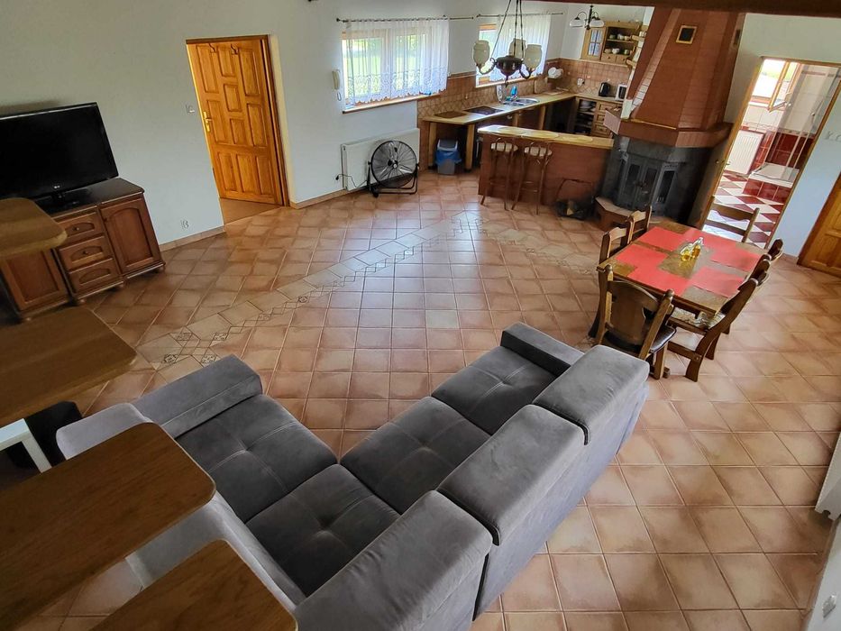 Całoroczny dom,beczka,sauna,basen w pieknej okolicy. Jeziorany • OLX.pl