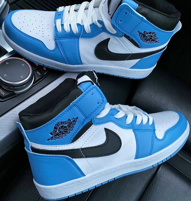 Jordany za kostke niebieskie nike air jordan 1 men sneakers high jorda Warszawa Białołęka • OLX.pl