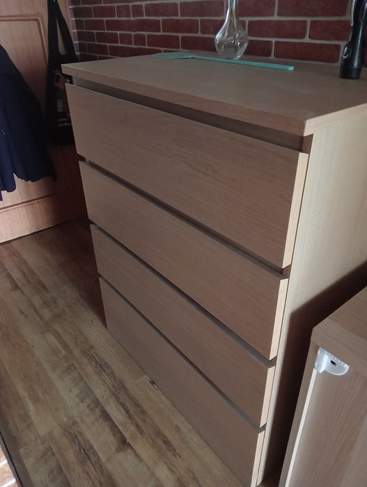 Komoda Ikea Malm 4 szuflady Bojszowy • OLX.pl