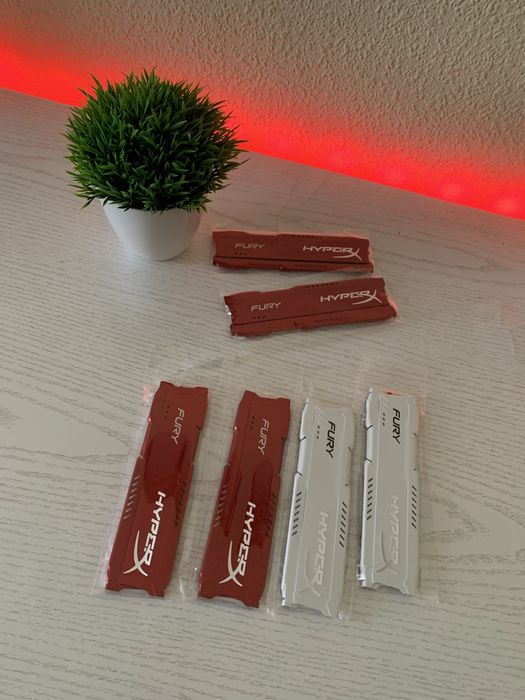 Радиатор для оперетивной памяти | Радиатор озу | HyperX RAM ddr3 ddr4 ...