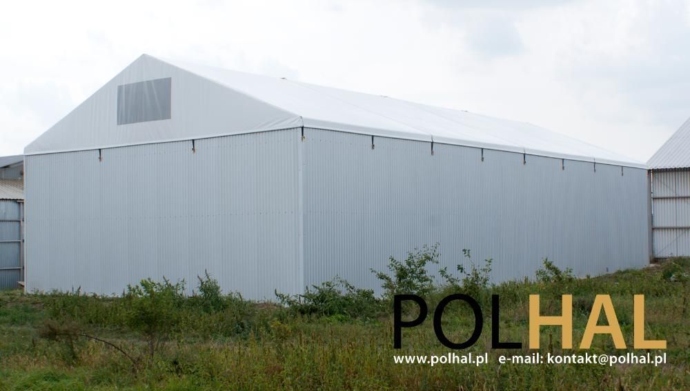 Hala Namiotowa, Namiot Magazynowy 10.0m x 20.0m x 4.0 POLHAL Katowice ...