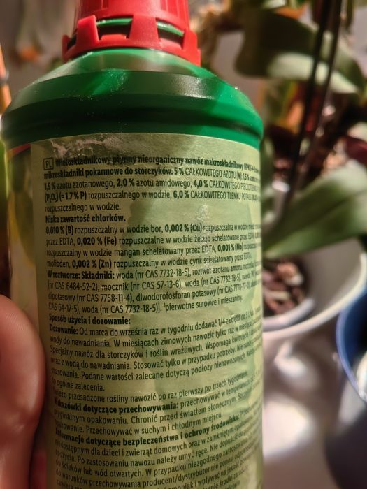 Grandiol - wieloskładnikowy płynny nieorganiczny nawóz do storczyków ...
