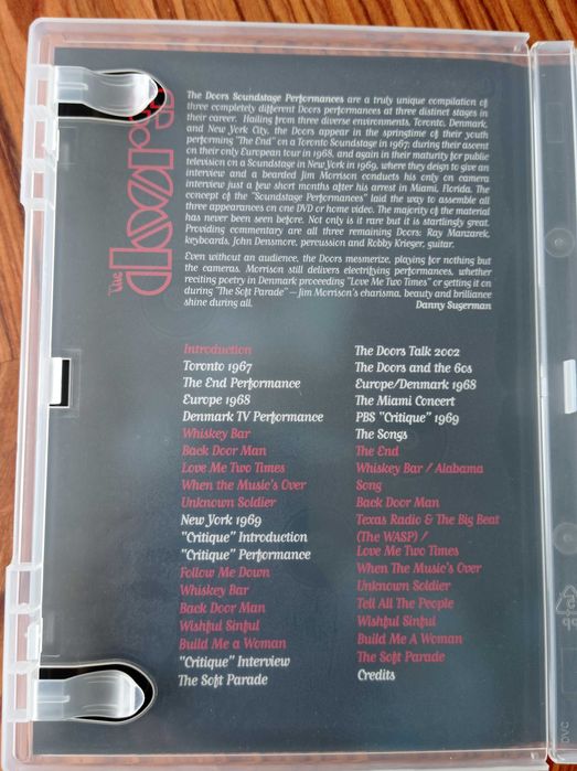 Płyta DVD muzyczna The Doors soundstage performances za połowę ceny ...