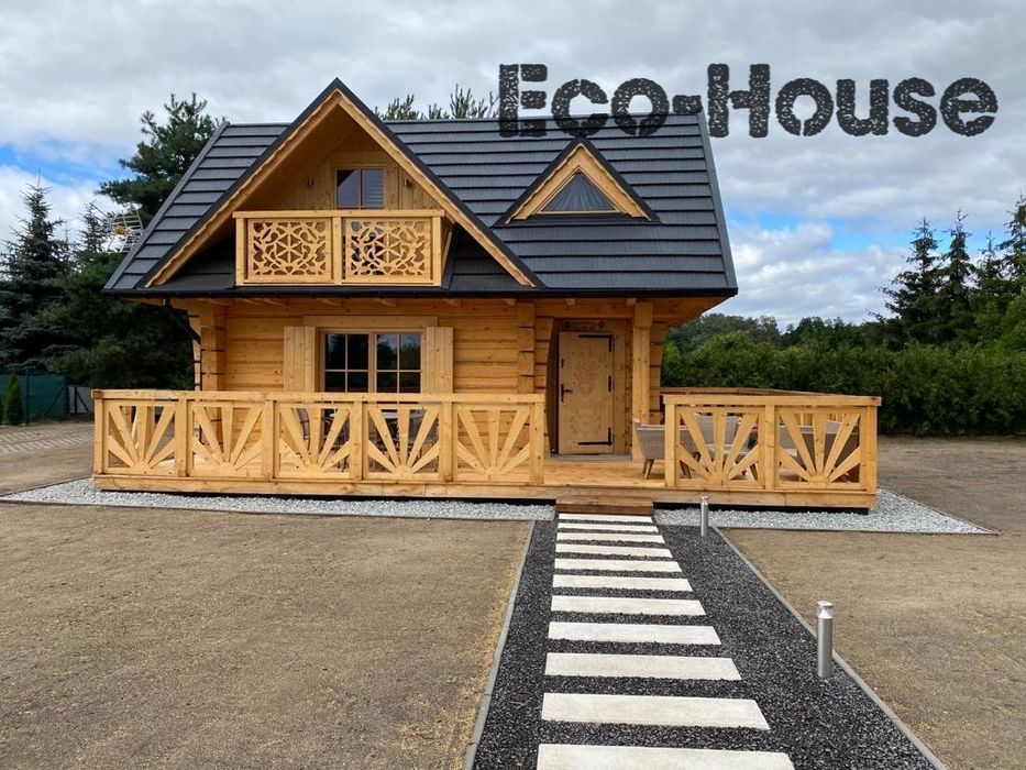 Dom z bali, Domy z płazow 35m2, Dom drewniany Tymbark • OLX.pl