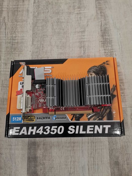 Placa Gráfica Asus AMD Radeon HD 4350 EAH4350 SILENT 512Mb PCI-e ...