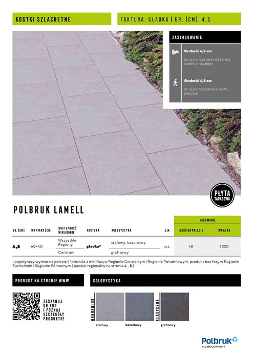 Płyta Tarasowa Polbruk Lamell 60x40 Nerino Latte Ivory Cortado Stalowy Warszawa Białołęka • OLX.pl