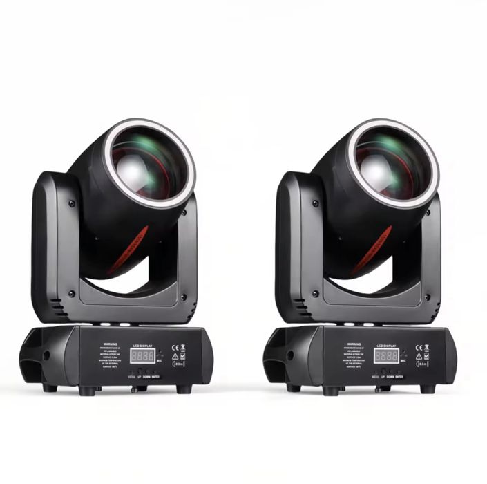 Ruchome głowy led 180w 3d beam + spot + wash 18 pryzmatów DMX ...