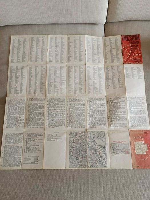 Plan miasta Warszawa 1983 r. Poznań Stare Miasto • OLX.pl