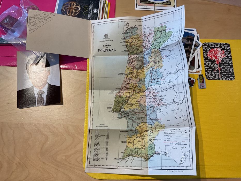 Carta / Mapa de Portugal Instituto Geografico e Cadastral Carnaxide E ...