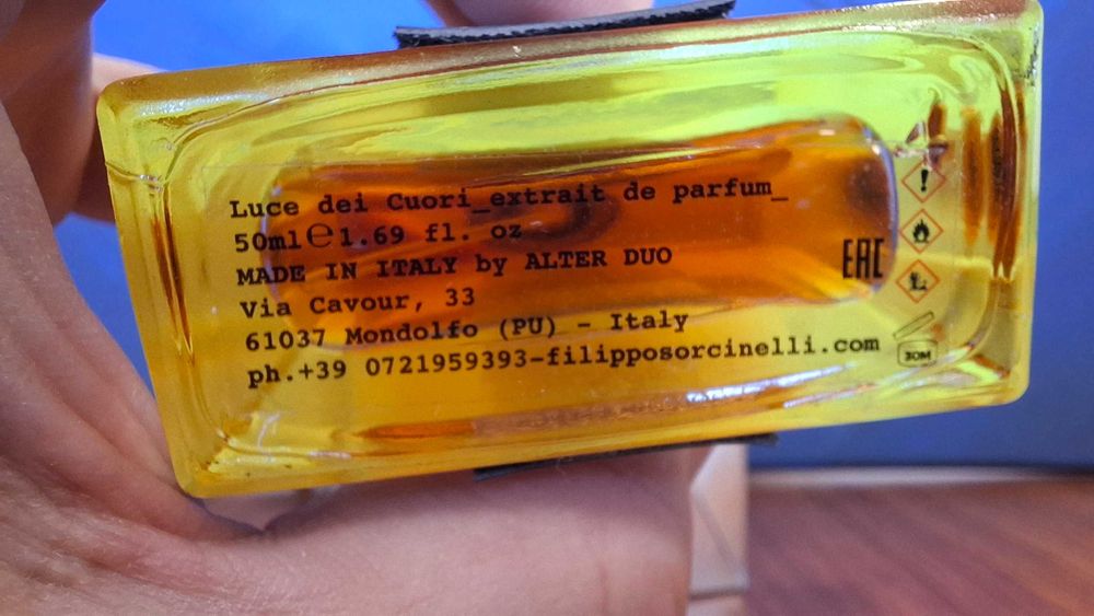 Perfumy Filippo Sorcinelli - Luce Dei Cuori - sprzedam Wrocław Krzyki ...