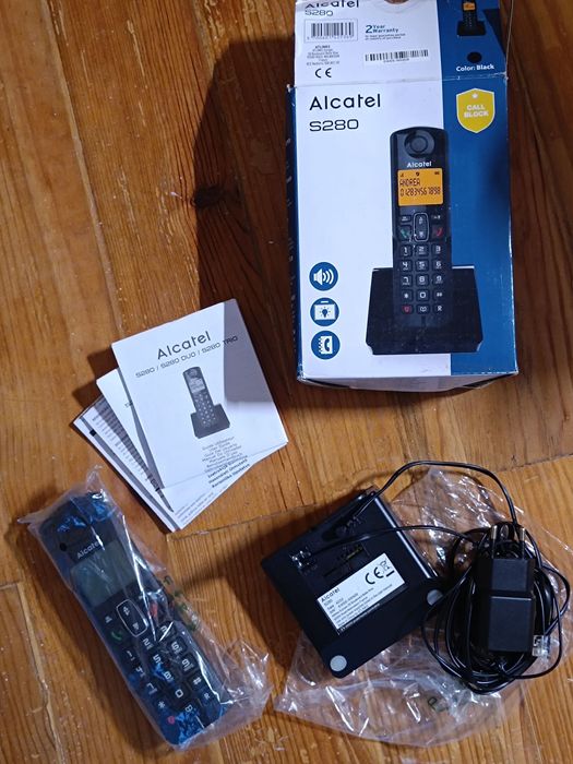 Alcatel S280 - Telefone sem fios preto - NOVO Cedofeita, Santo ...