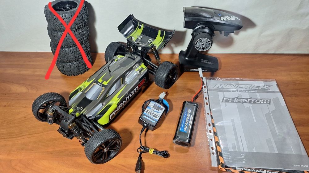 Maverick RC Phantom XB 1:10 RTR Electric Buggy: 3 800 грн. - Машинки ...