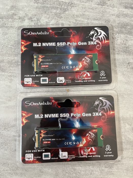 Новий SSD 256 ГБ NVMe M.2 Gen3 x4, формат 2230 + 2280: 535 грн ...