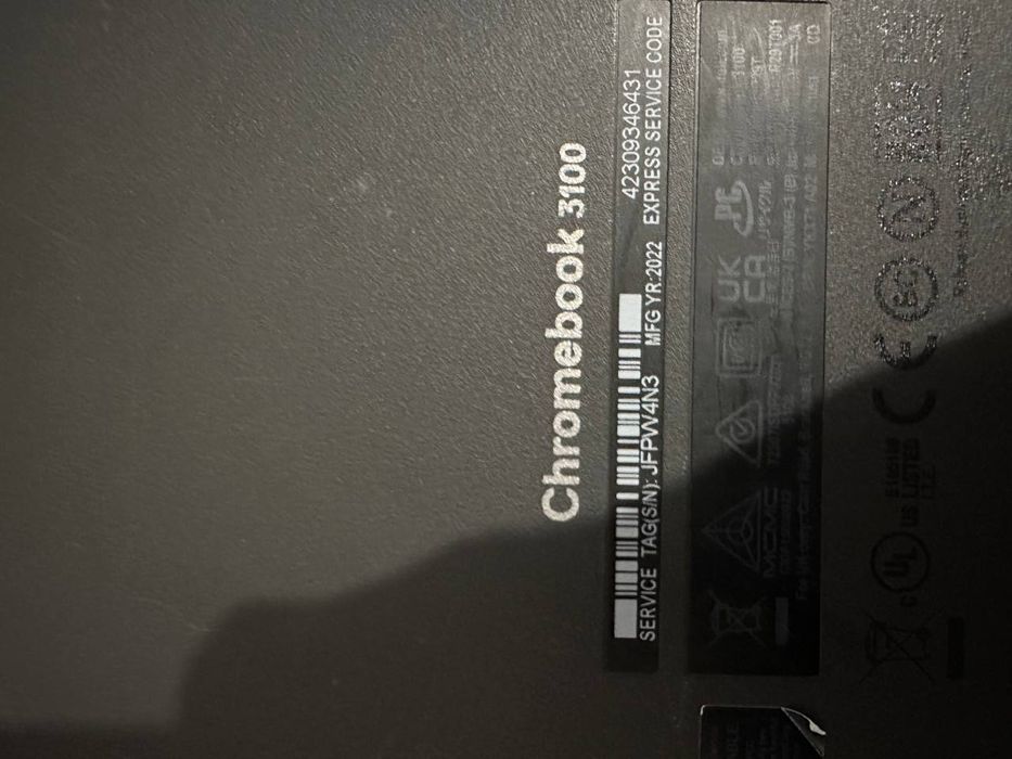 Dell 11 Chromebook 3110 наDDR4: 1 000 грн. - Ноутбуки Одеса на Olx