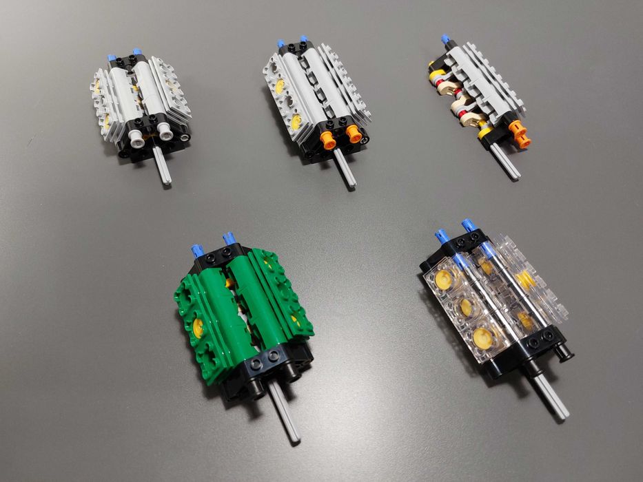 Lego Technic детали (оригинал) - лего дифференциал, редуктор, V6-V8 ...