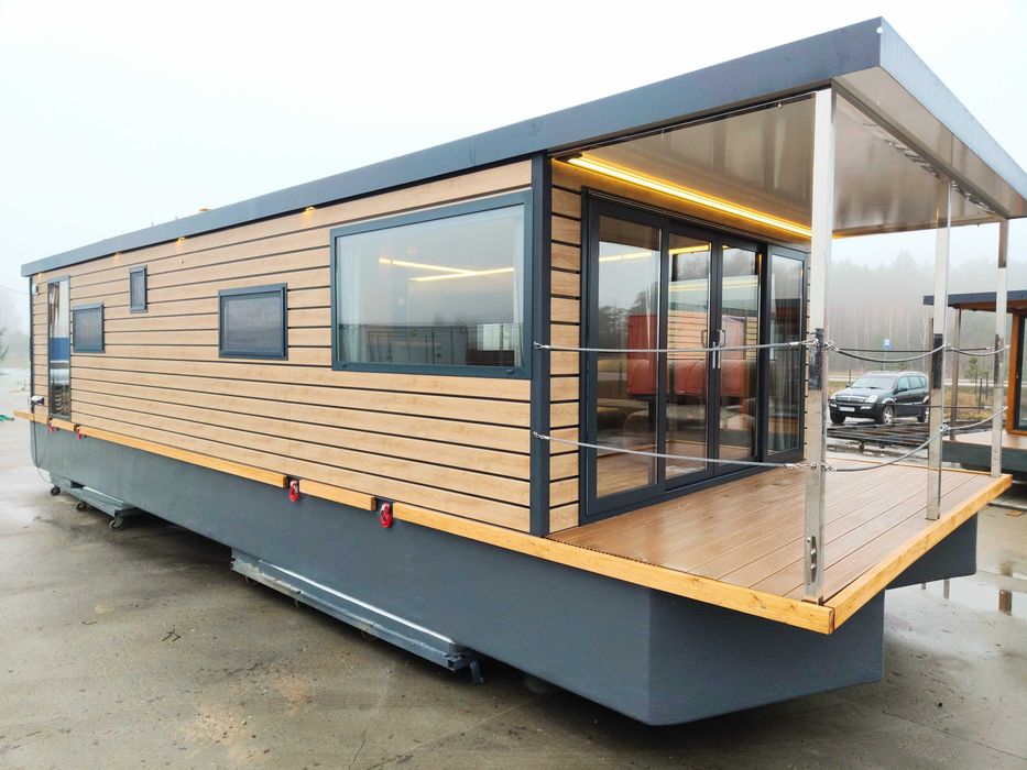 NAUTIA L11 Houseboat Hausboot Dom na wodzie Pływający łódź Jacht ...