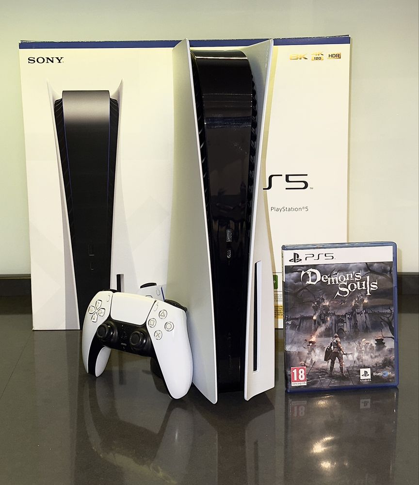 Ігрова консоль Sony Playstation 5 Blu-Ray (CFI-1008A) + Demon’s Souls ...