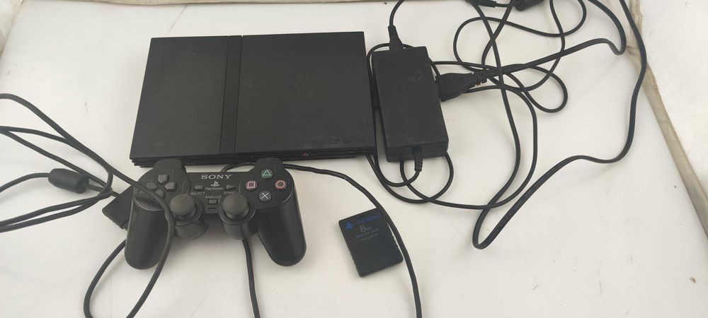 Konsola PS2 / pad / karta pamięci 8MB / zasilacz / części / Kłodzko ...