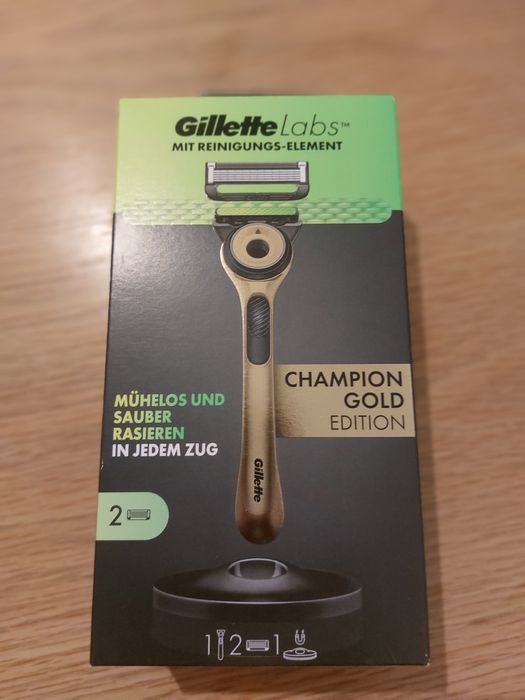 Станок Gillette Labs Champion Gold Edition. 5 ножів 2 катриджа.: 877 ...