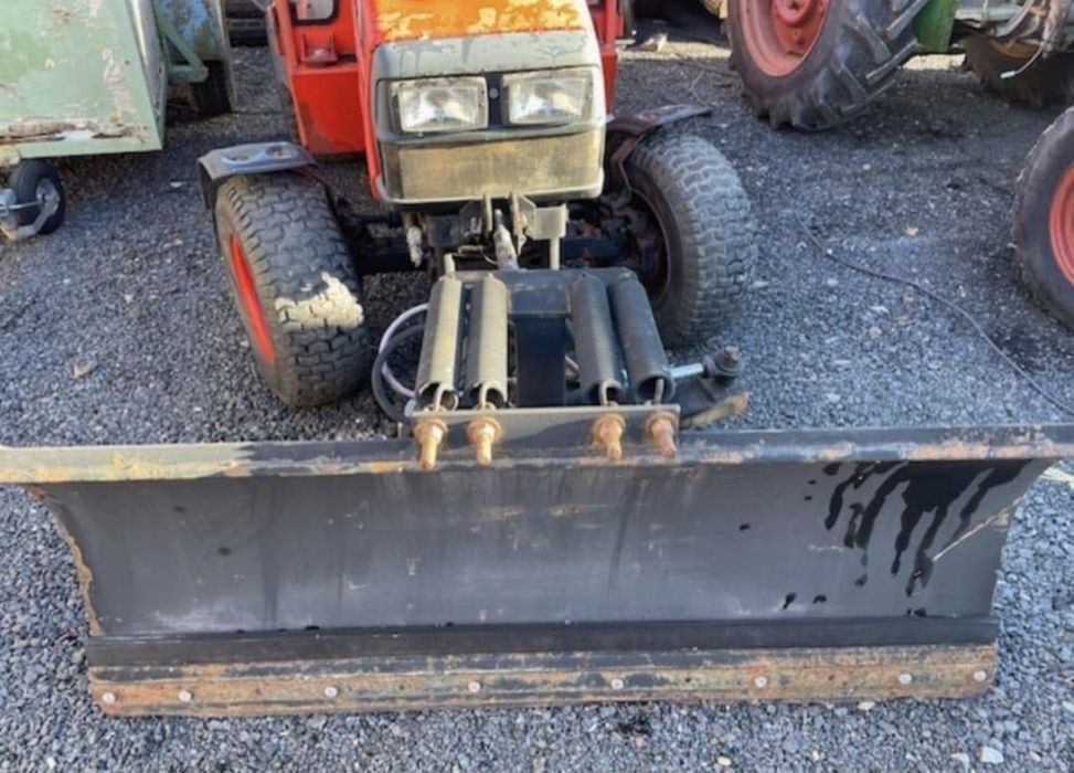 Mini traktorek Hako pług do śniegu i solarka, (nie Kubota,Yanmar) Konin ...