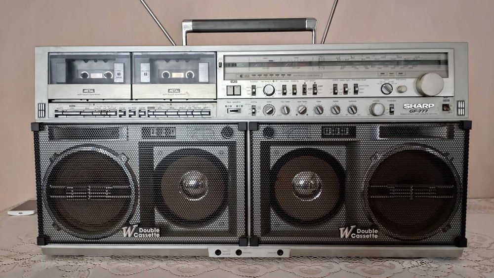 Sharp GF-777 radiomagnetofon boombox Wrocław Fabryczna • OLX.pl