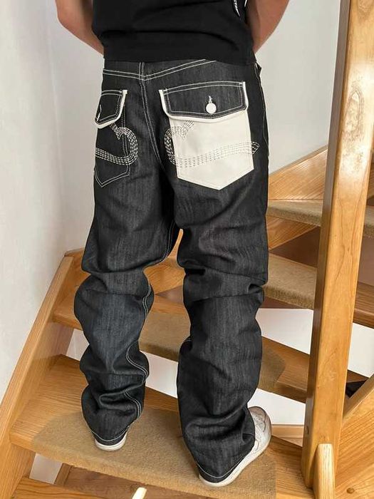 Szerokie spodnie jeansy Money Talks baggy vintage y2k Biłgoraj • OLX.pl