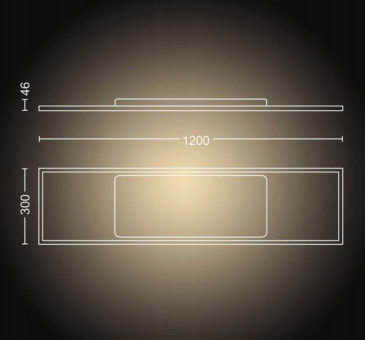Philips Aurelle Hue Panel LED Plafon 120x30 cm 39W Wrocław Krzyki • OLX.pl