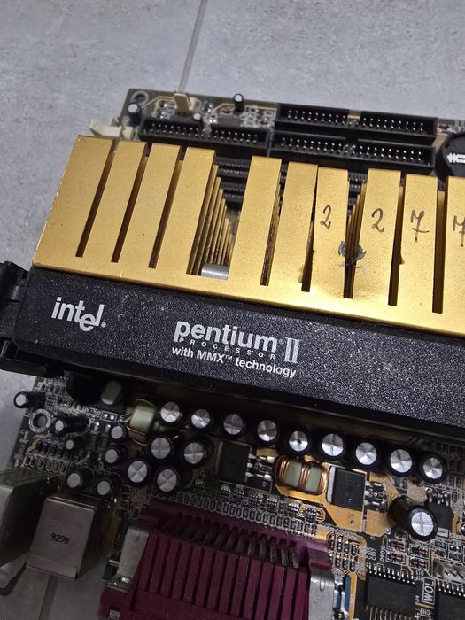 Płyta główna ATX + Intel Pentium II Slot 1 – Optimus – retro PC ...