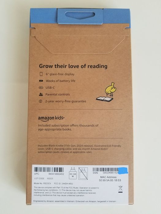 Amazon Kindle Kids 11gen нова: 5 429 грн. - Електронні книги Луцьк на Olx