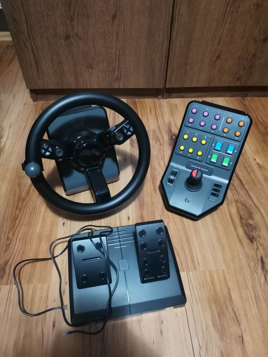 Kierownica/zestaw logitech farming Simulator Przyłęk • OLX.pl