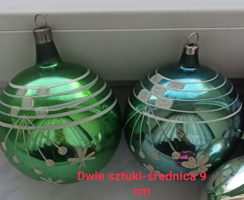 Bombki choinkowe PRL-zestaw 6 sztuk Wieluń • OLX.pl