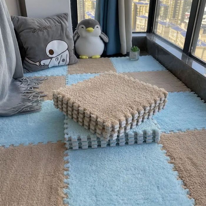 Килим-пазл з ворсом плюш | Коврик-пазл плюшевий: 590 грн. - Розвиваючі ...