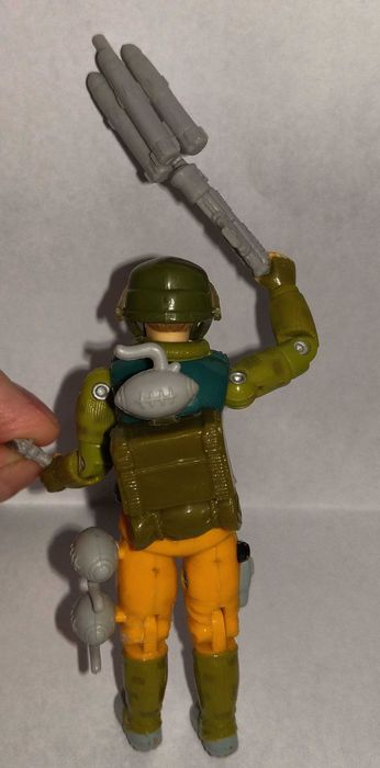 GI Joe Action Figure Kapitan Grid Iron 1990 wysyłka Kraków Grzegórzki ...