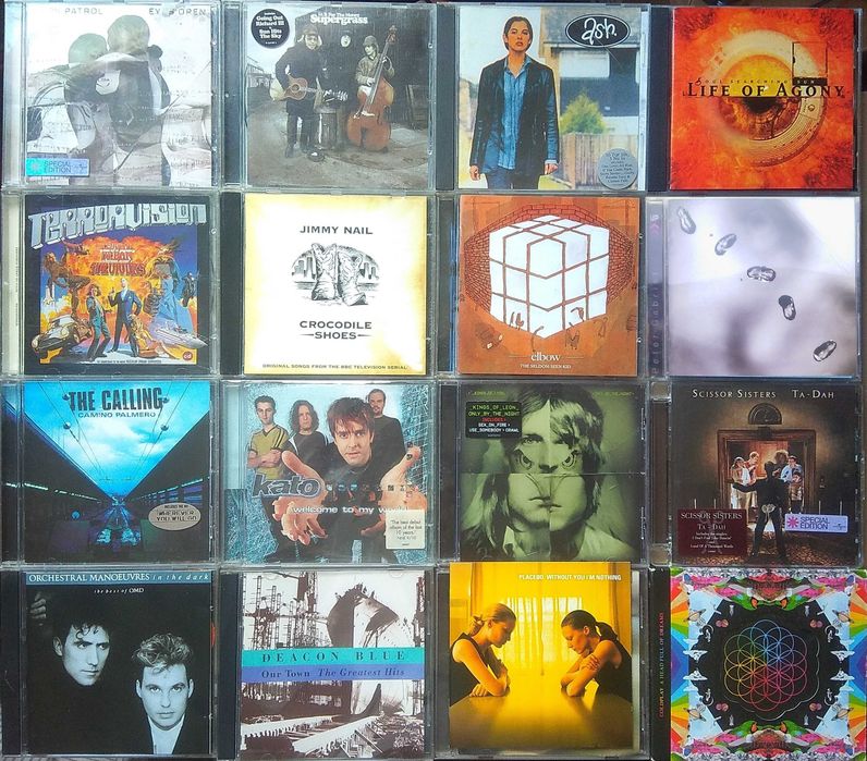 CD Rock Blur Oasis Placebo Coldplay Muse Verve Keane Kmfdm Travis: 215 ...