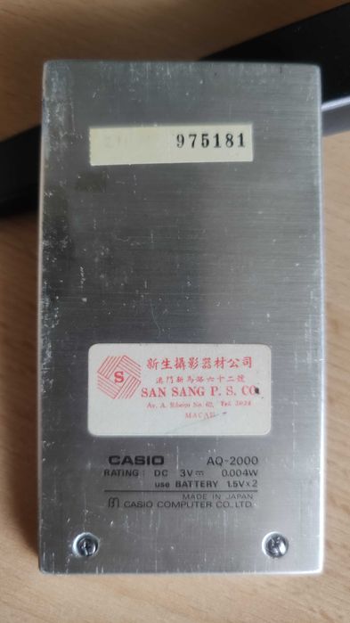 Calculadora Casio AQ-2000 vintage Setúbal (São Julião, Nossa Senhora Da ...