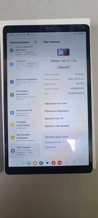 Продам Планшет Samsung galaxy tab a7 lite lte 4/64gb: 1 300 грн. - Планшетні комп'ютери Зміїв на Olx