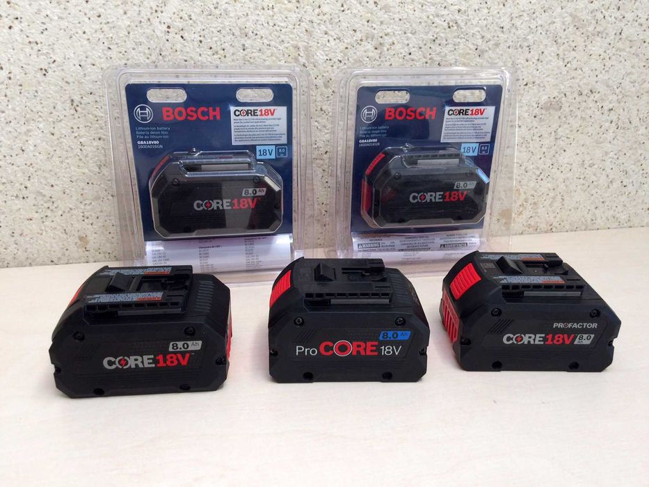 Оригинал BOSCH 2.0Ah 4.0Ah 6.3Ah 8.0Ah CORE ProCORE 18V Аккумулятор: 1 ...