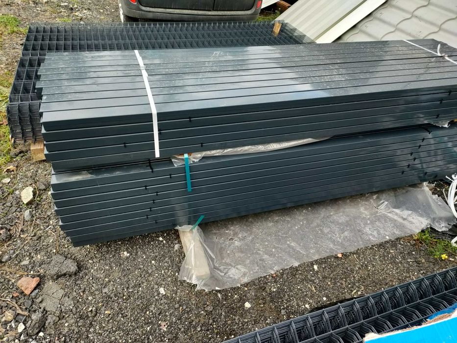 Promocja Słupek ogrodzeniowy 230 cm słupek 60x40 Antracyt Grafit Marcinowice • OLX.pl