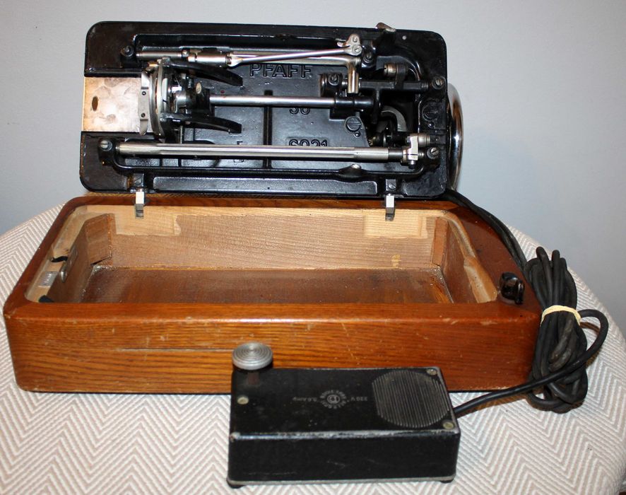 Stara/antyk maszyna do szycia Pfaff 30/5+6031/kolekcjonerska Kamienna ...