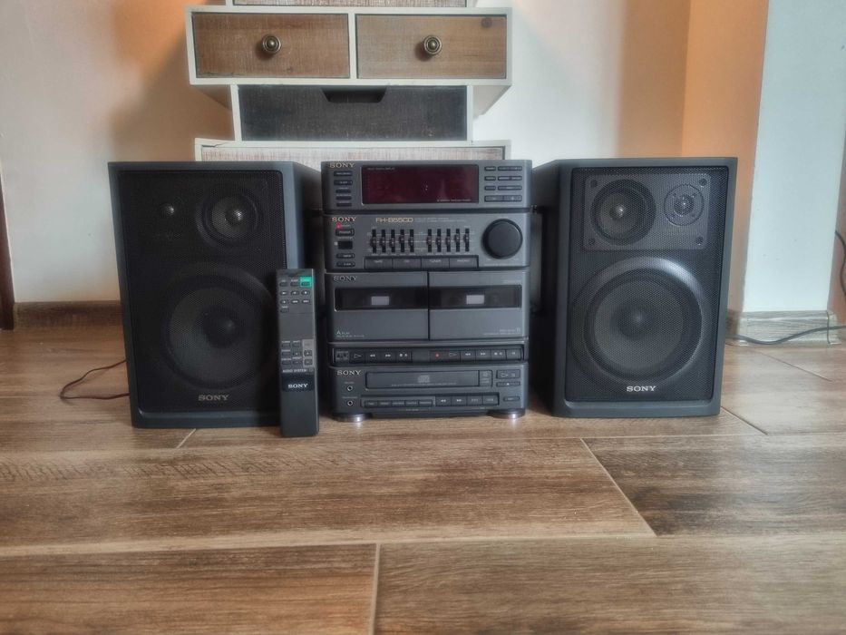 OKAZJA Wzmacniacz wieza phono gramofon stereo Sony fh b55cd Japonska Poznań Warszawskie • OLX.pl