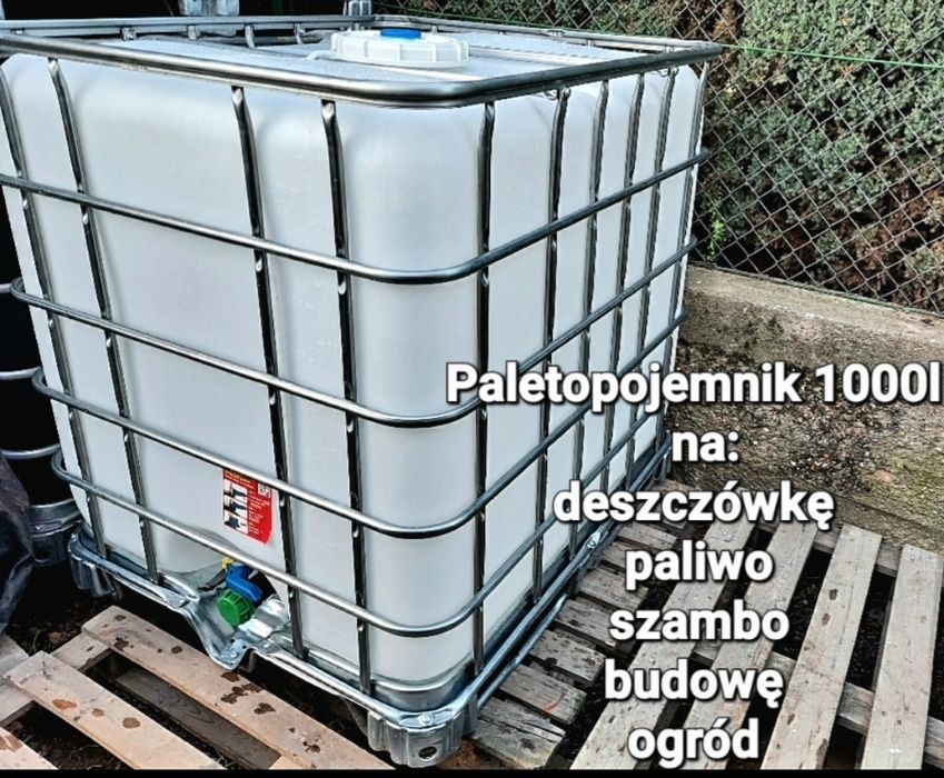 Zbiornik 1000l Mauzer Kąty Wrocławskie • OLX.pl