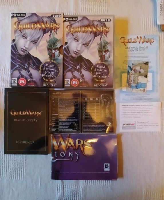 Guild Wars PC Box Plakat Karta Kraków Krowodrza • OLX.pl