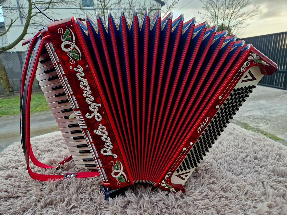Akordeon- Paolo Soprani 120 bas Piękny !! Głowno • OLX.pl