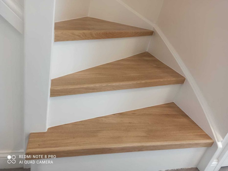 Stopnie, schody dębowe, klejonka, płyta dębowa, trepy, blaty dębowe ...