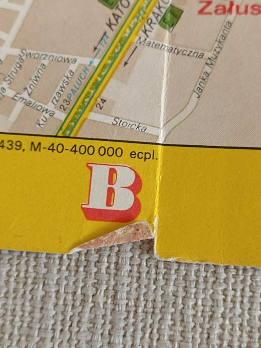 Plan miasta Warszawa 1983 r. Poznań Stare Miasto • OLX.pl