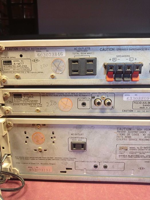 Sansui amplificador integrado stereo A-M77 Nossa Senhora Da Conceição E ...