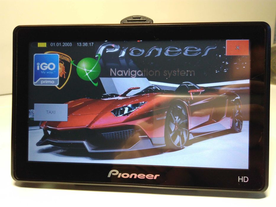 GPS навигатор Pioneer HD с картами 2024 Украины и Европы (IGO,Navitel): 920 грн. - GPS ...